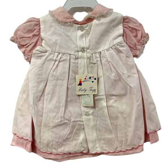 Baby Togs | Dresses | Vintage Baby Togs Dress Size 69 Months Pink White ...